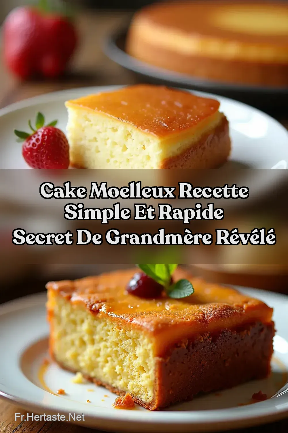 Recette Simple et Rapide Mon Cake Nature Moelleux Inratable