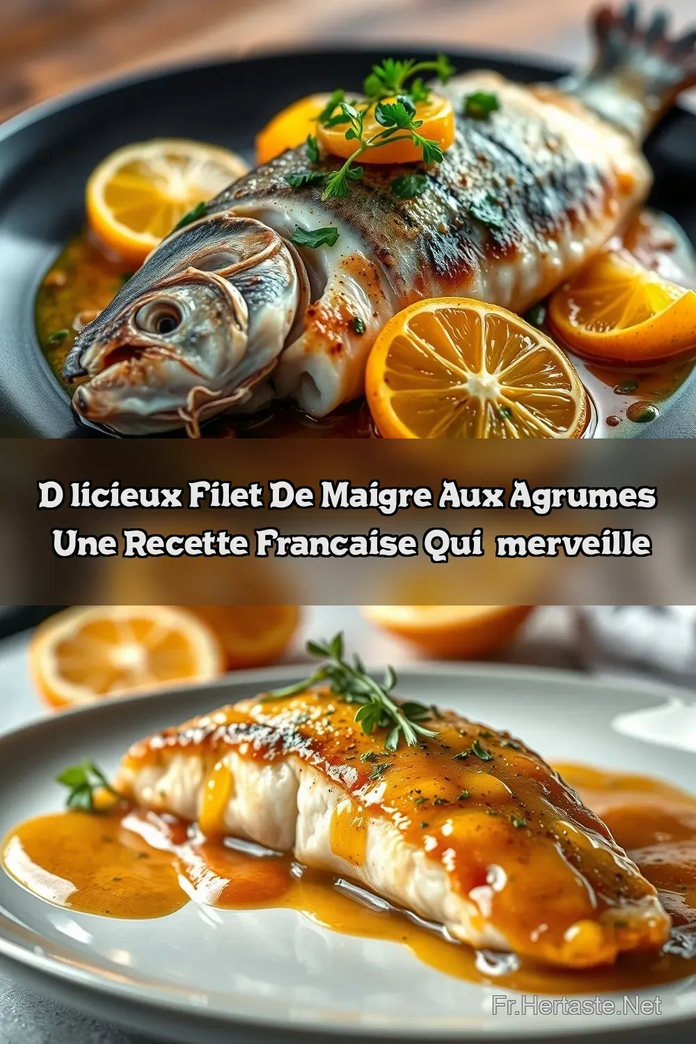Filet de Maigre Sauté aux Agrumes et Herbes Fraîches :Une…